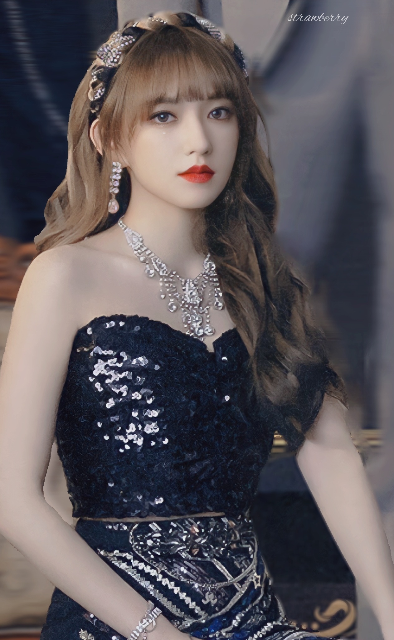 Cheng Xiao's outfit is so spicy!Pure and lustful, no wonder netizens ...