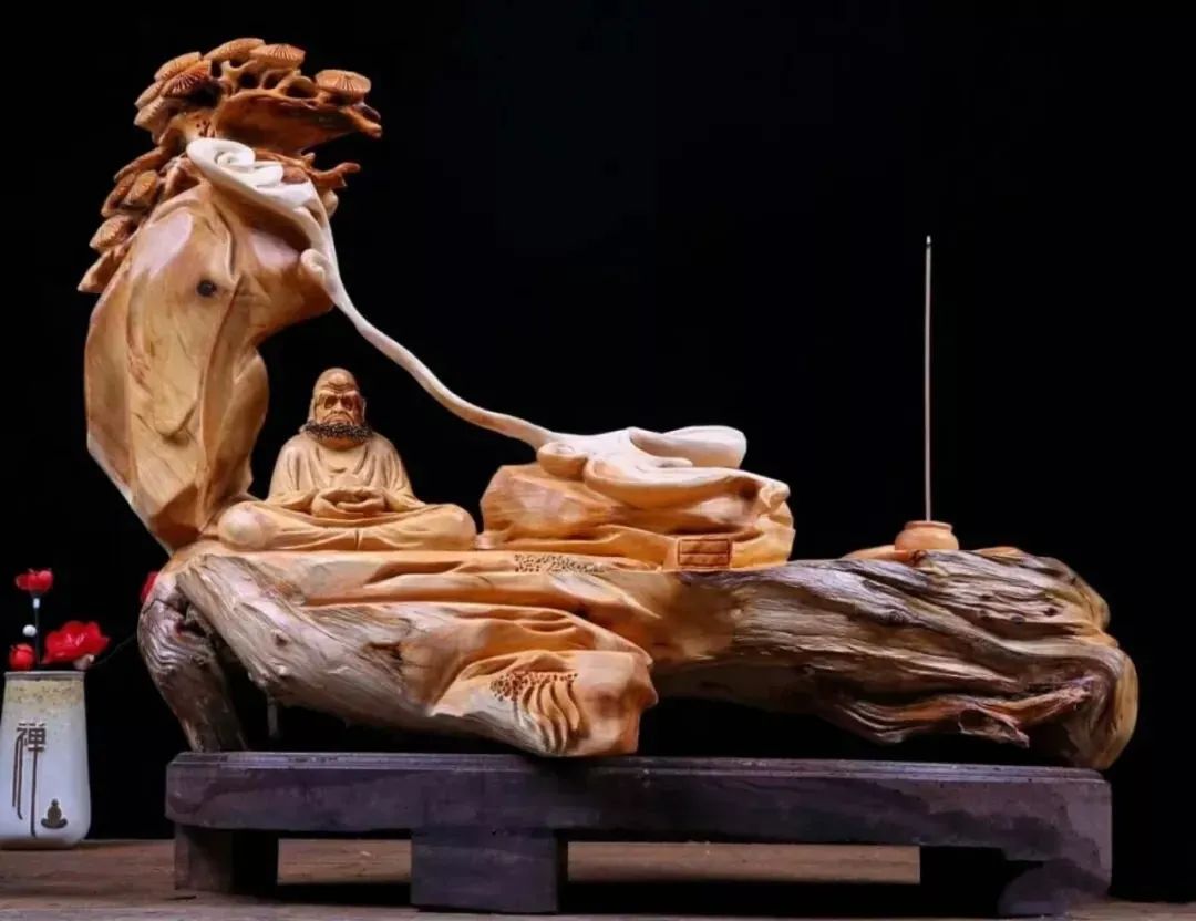 The root carving skills developed on the basis of wood carving are more ...