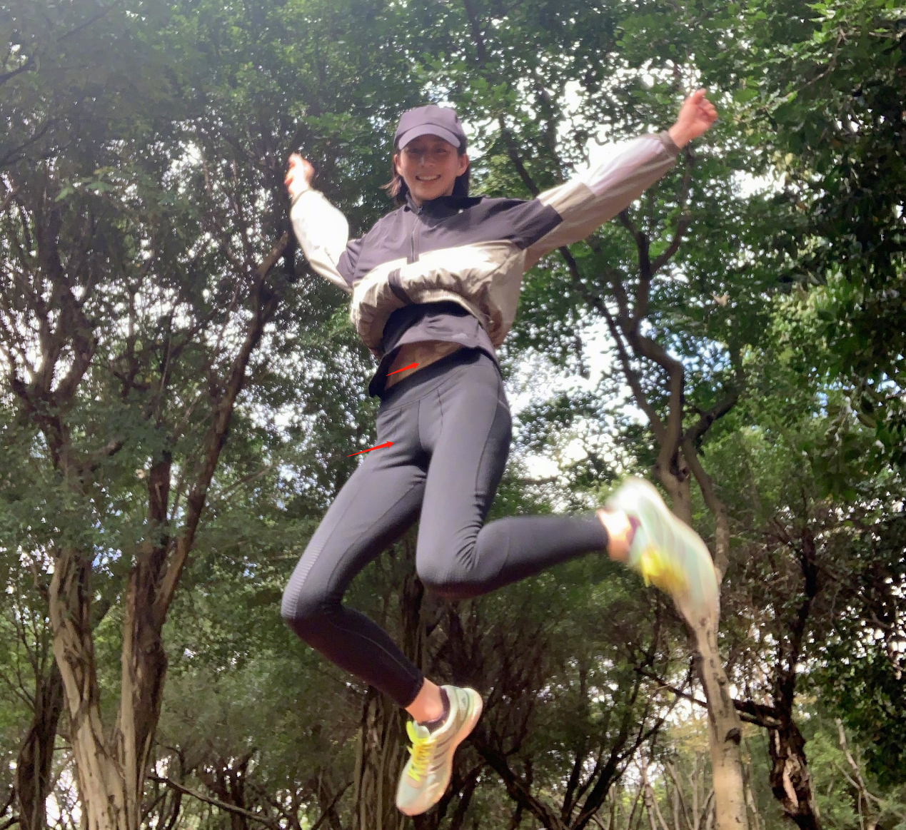 38-year-old Zhang Juning takes photos of running without makeup ...