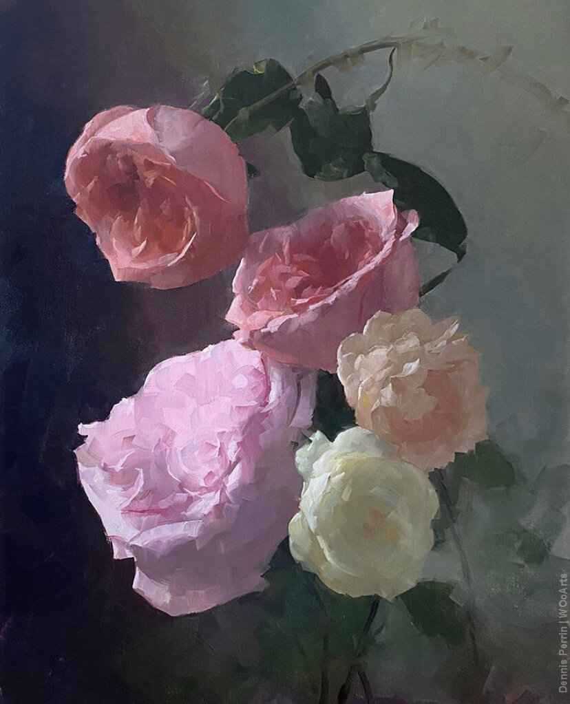 Dennis Palin American artist oil painting works - iNEWS