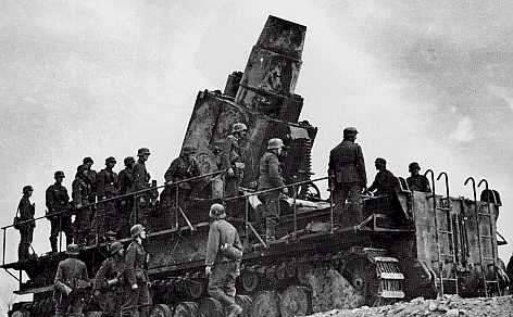 How fierce is the German Gustav train gun?Weighing 1488 tons, 6 shells ...