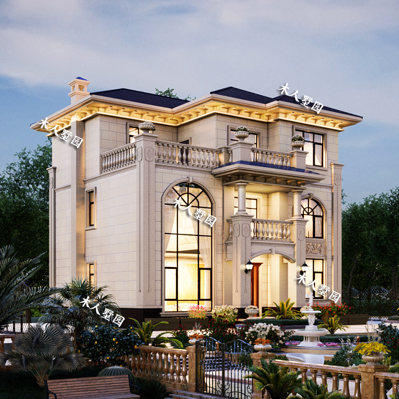 3 European-style villas are designed with good apartment types selected ...