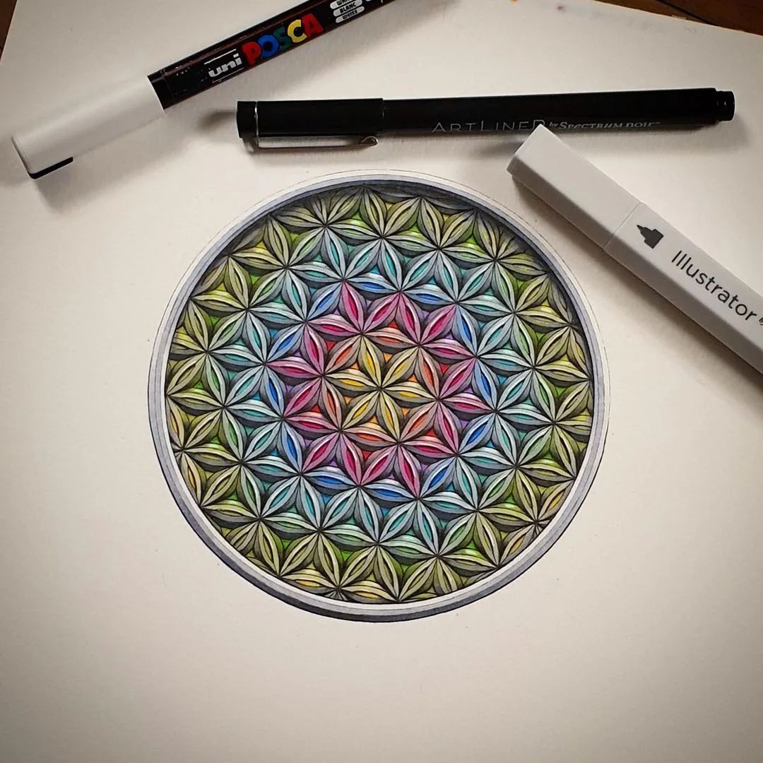 Can painting like this cure depression?These super awesome ...