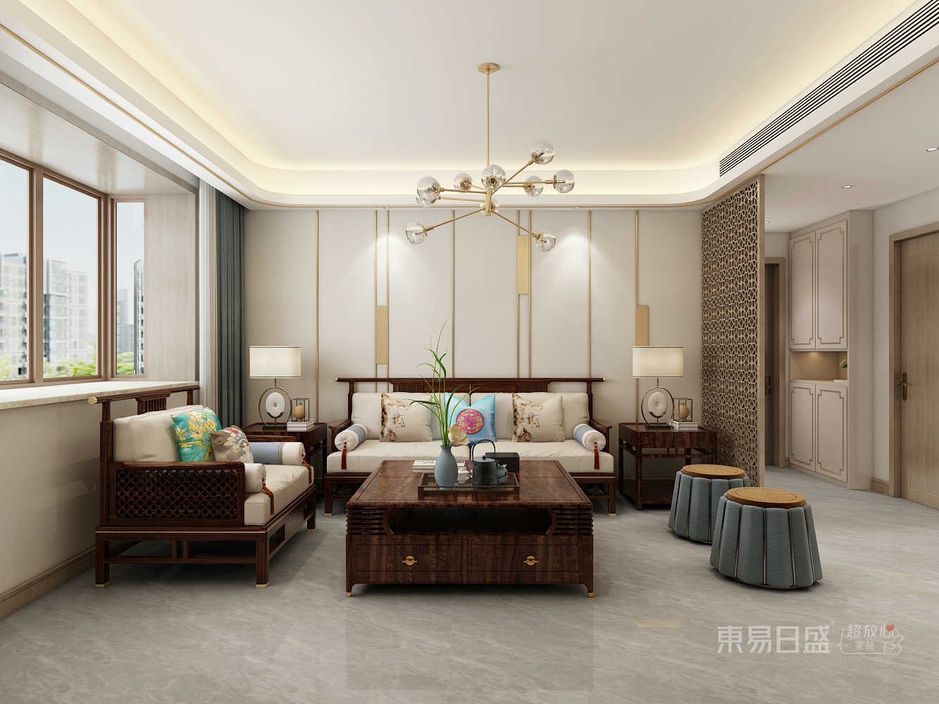 120㎡ new Chinese-style home, elegant and stylish, I love it - iNEWS