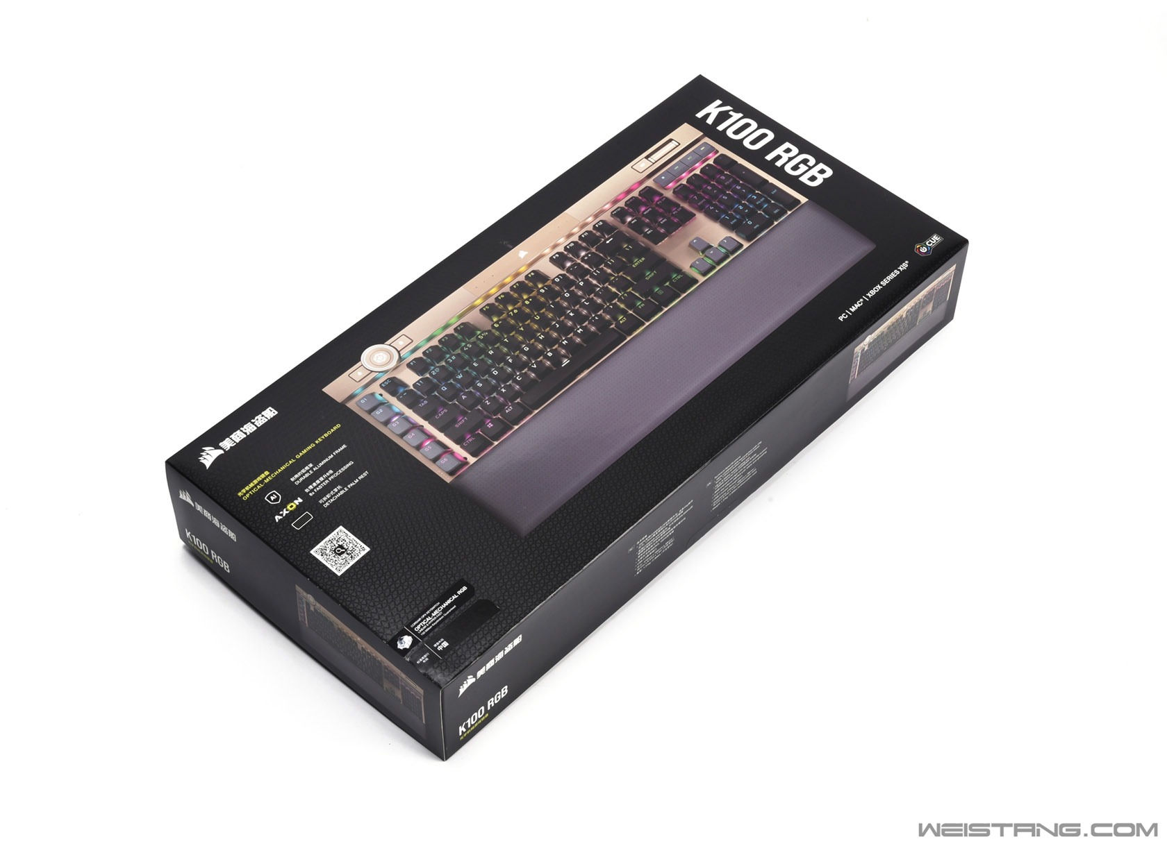 Appreciation of CORSAIR K100 brilliant gold mechanical keyboard - iNEWS