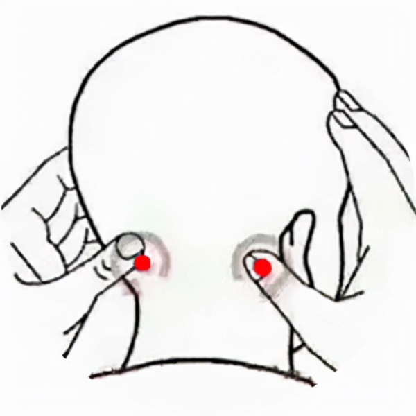 7 acupoints on the head and face, master massage techniques, suitable ...