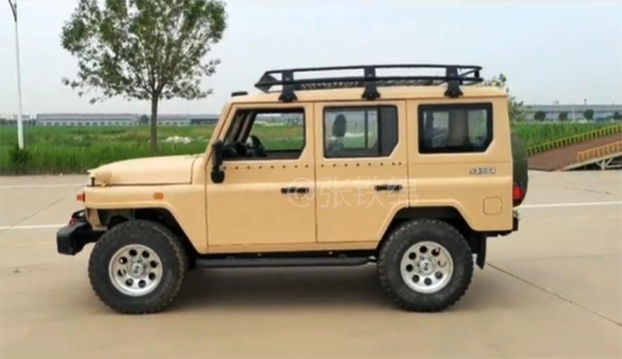BJ212 exposed off-road version, equipped with Wrangler front bumper, powered by Mitsubishi 2.4T ...