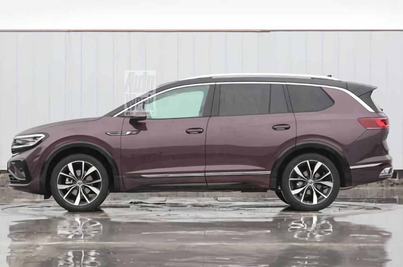 Volkswagen Talagon real car exposure, 7 seats with double-screen, still ...