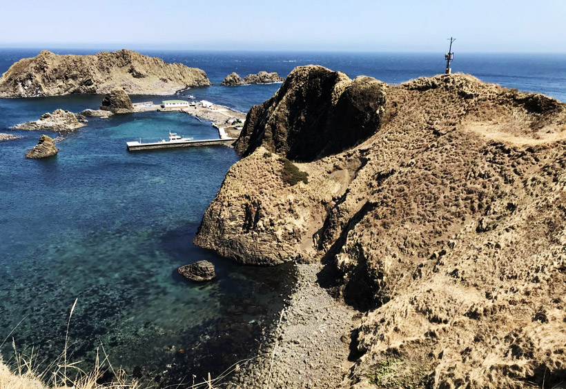 Moneron Island near the southwest coast of Sakhalin Island is a habitat ...