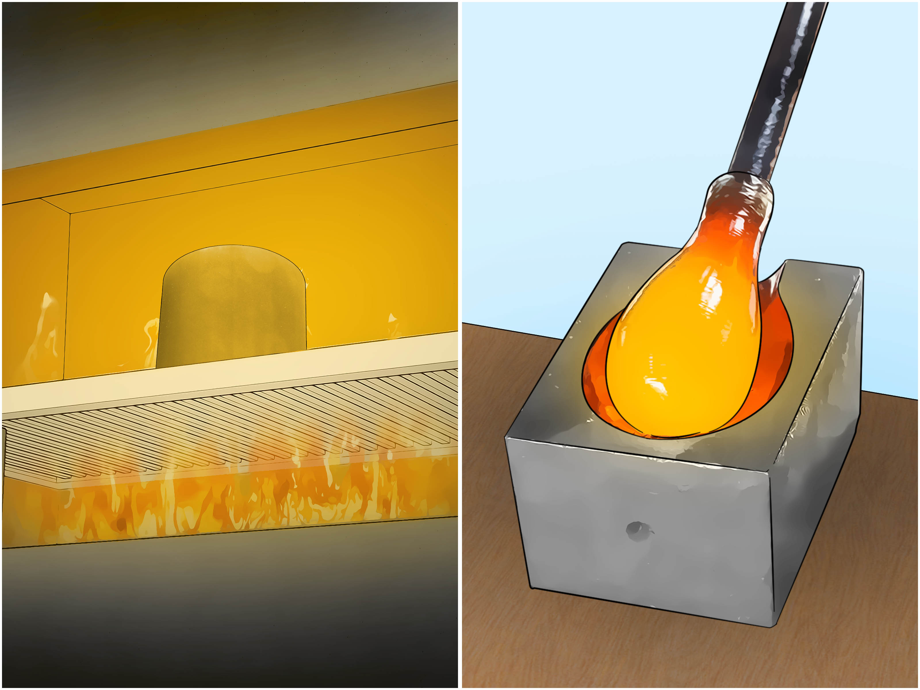 Will sand become glass when heated to 2200°?Is it feasible to make ...