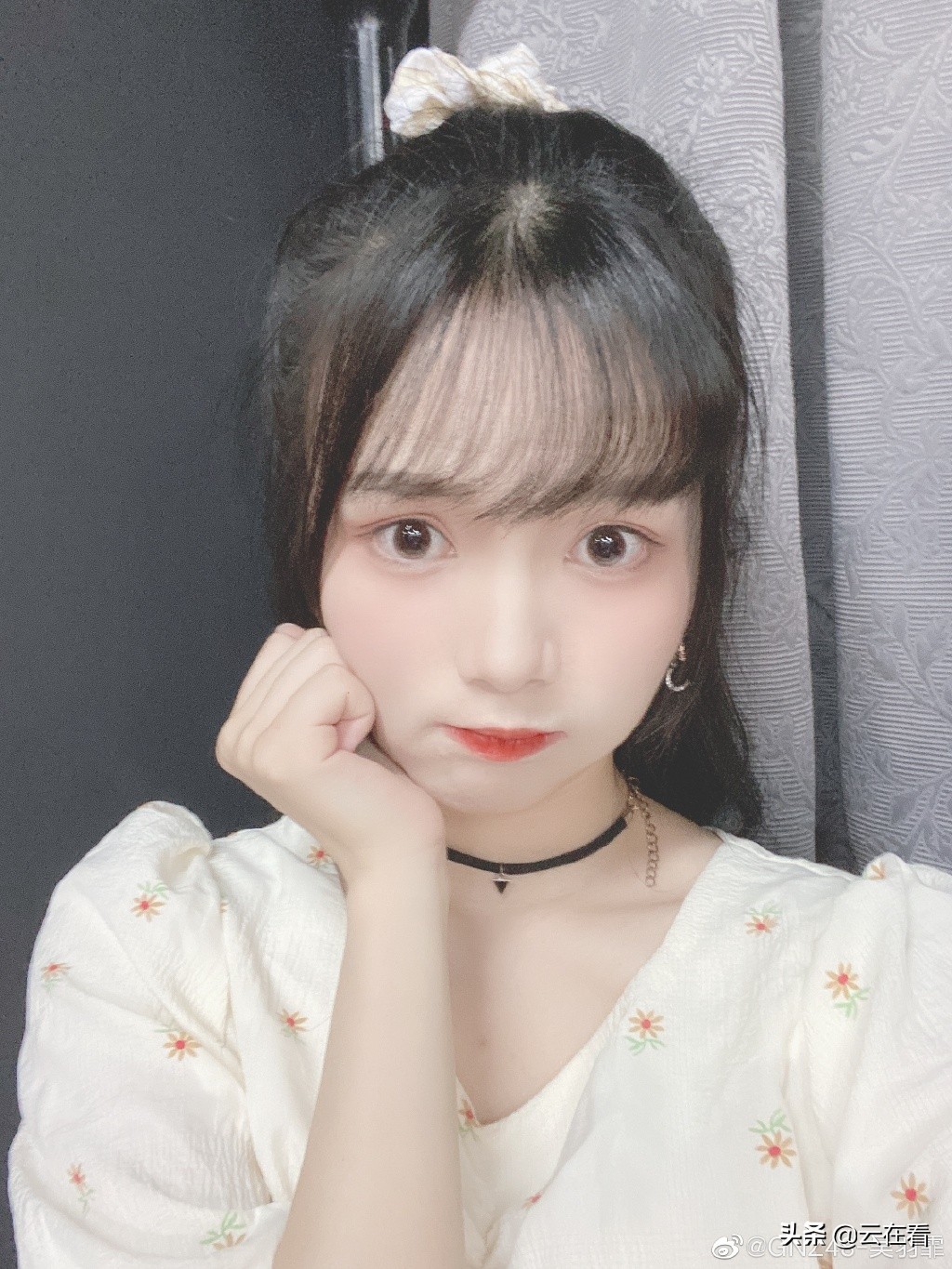 Appreciation of the charming photos of pure beauty Wu Yufei, so cute ...