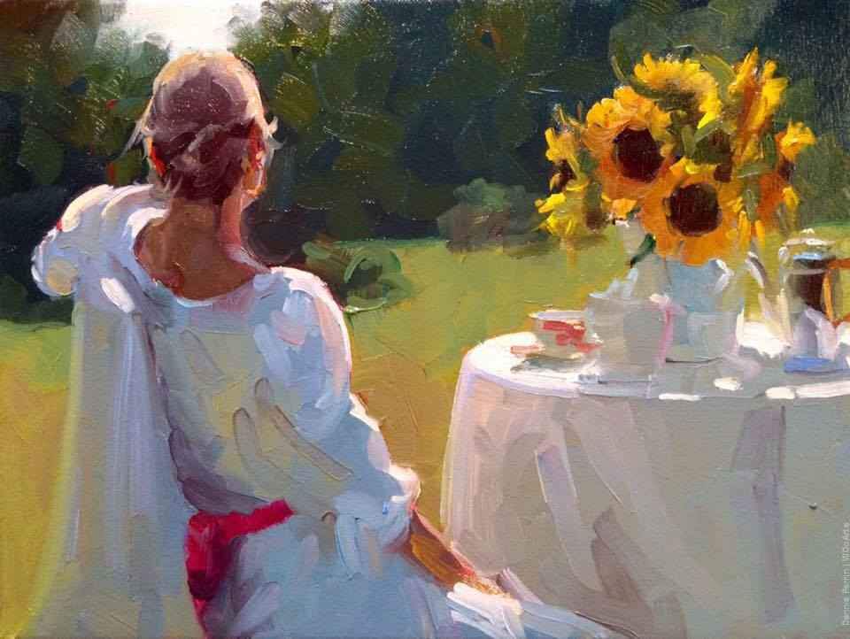Dennis Palin American artist oil painting works - iNEWS