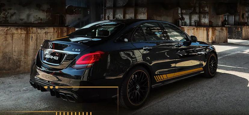 4.0T V8 Suspicion AMG C63 Dark Night Special Edition goes on sale for ...
