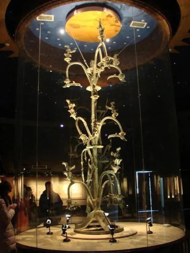 What kind of tree is the "Qinling Sacred Tree" in Sanxingdui, and what ...