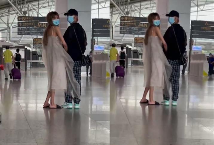 Yin Shihang Routine Lu Lu appeared at the airport after being titled!I ...