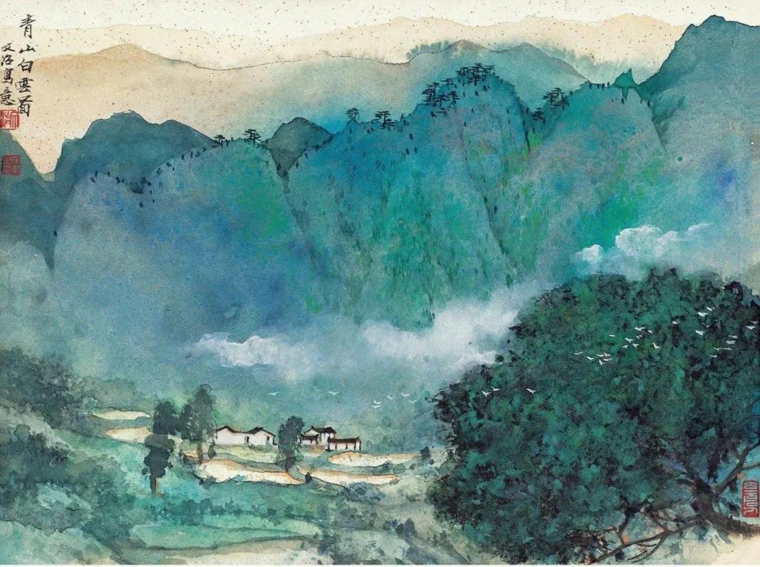 Song Wenzhi splashed colorful landscapes, making people intoxicated - iNEWS