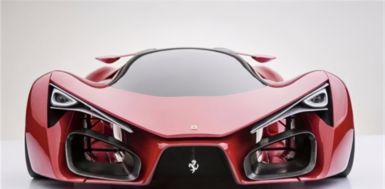Ferrari brain hole sports car! 1200 horsepower and 499 kilometers per ...