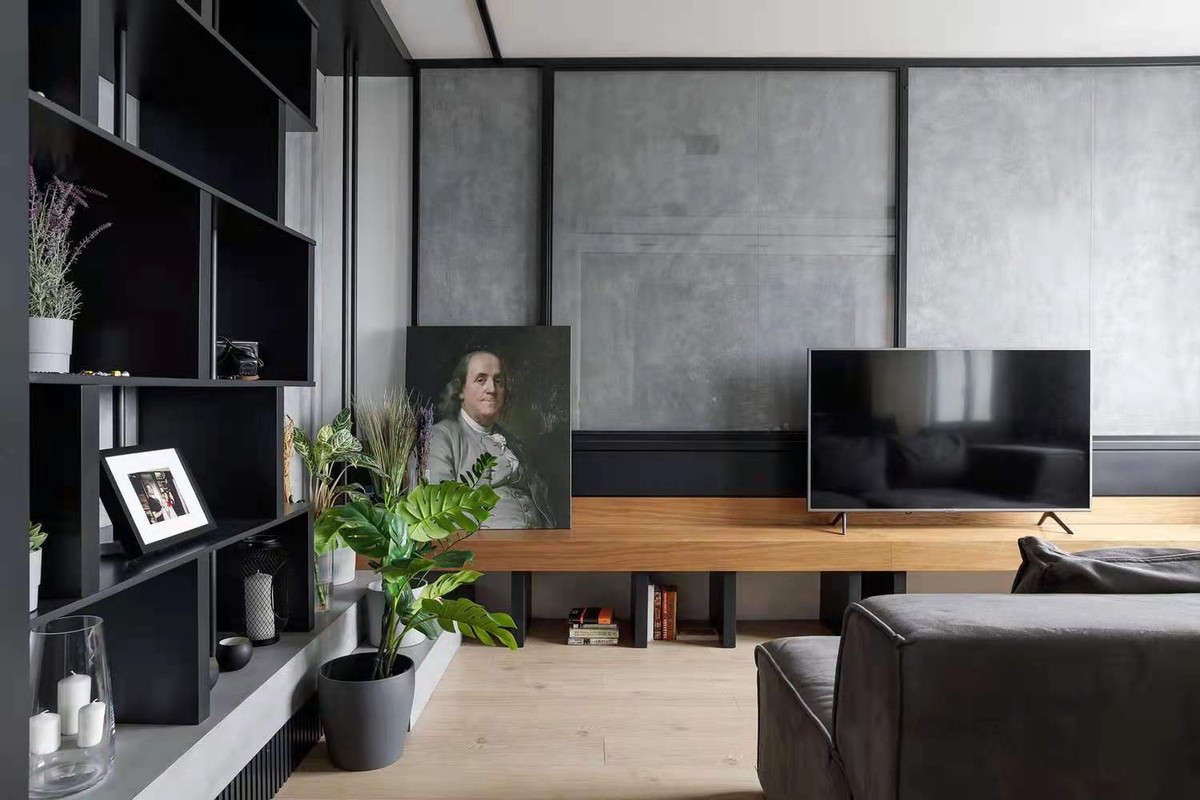 52-year-old aunt's 65 square meters small home, reasonable space ...