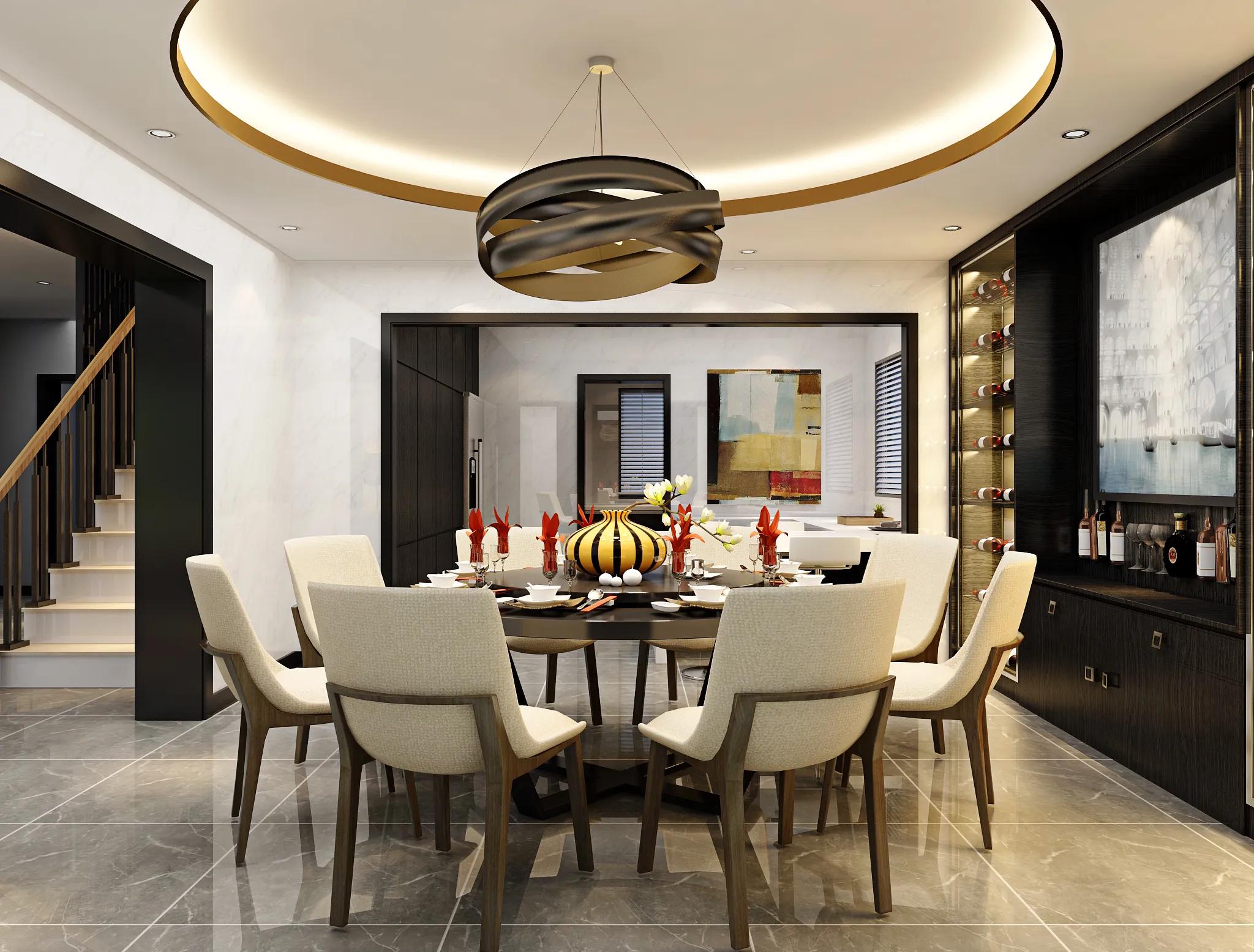 155 square meters modern and light luxury style in the beautiful ...