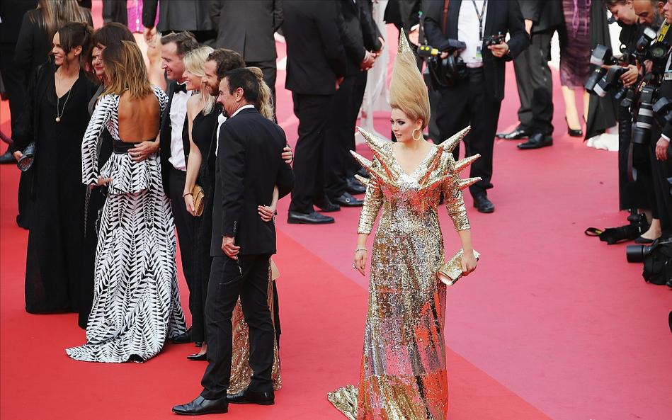 At this important moment on the red carpet of this film festival ...
