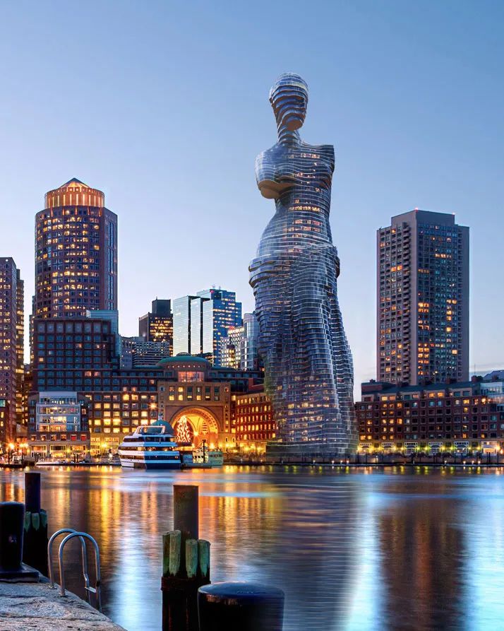 Can sexy legs turn into buildings?The design of this "wonderful ...