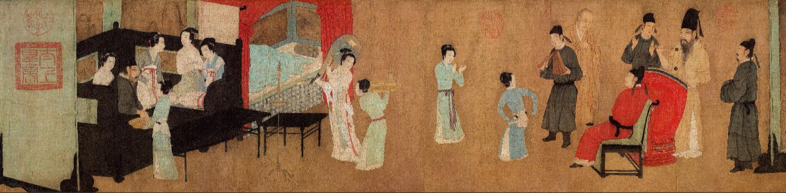 The Night Banquet of Han Xizai by Gu Hongzhong in Five Dynasties and ...