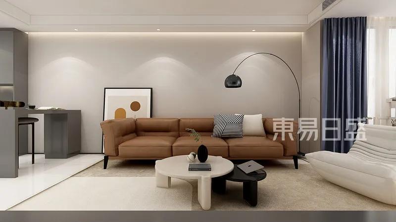 92 square meters of modern minimalist style decoration after entering ...